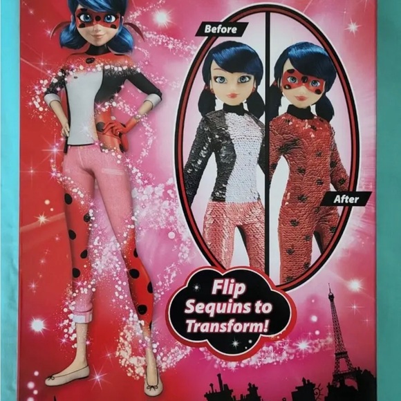 mirculous | Toys | New Miraculous Ladybug Flip Doll | Poshmark